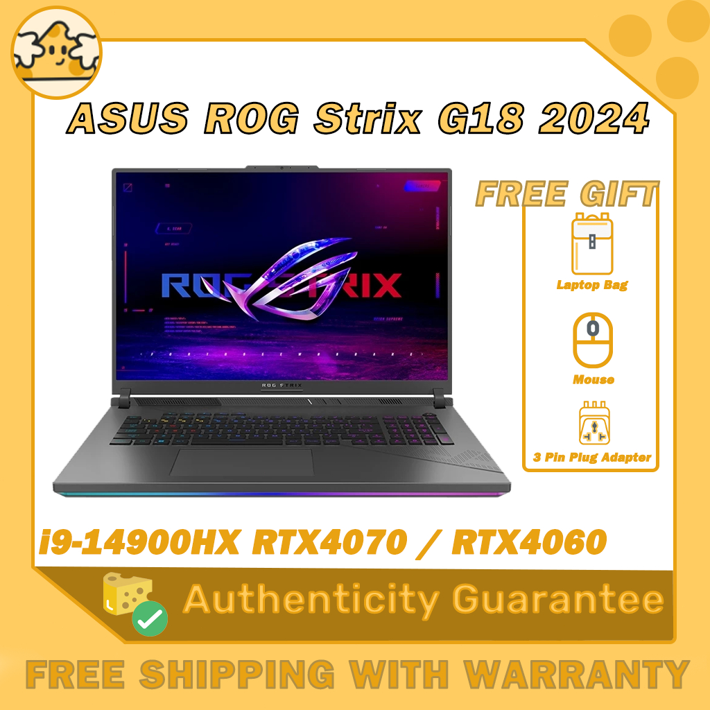 2024 ASUS ROG Strix G18 G814 ROG Gaming Laptop i9-14900HX RTX4070 / RTX4060 18 inch 240Hz 2.5K ...
