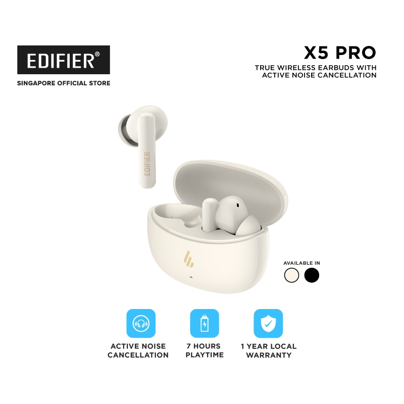 Edifier X5 Pro True Wireless Earbuds With Noise Cancellation Black ...