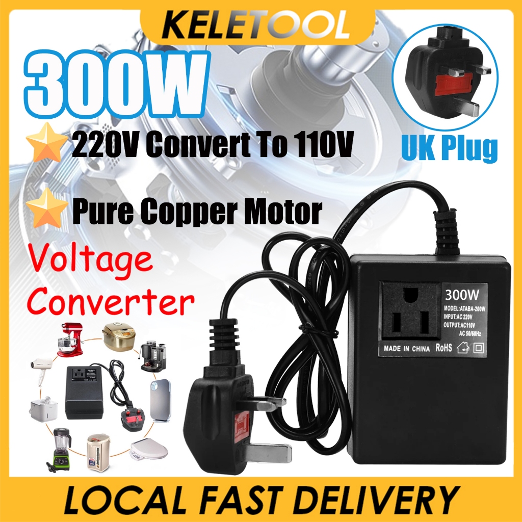 AC Voltage Converter 220V Convert To 110V Power Transformer Step Down ...