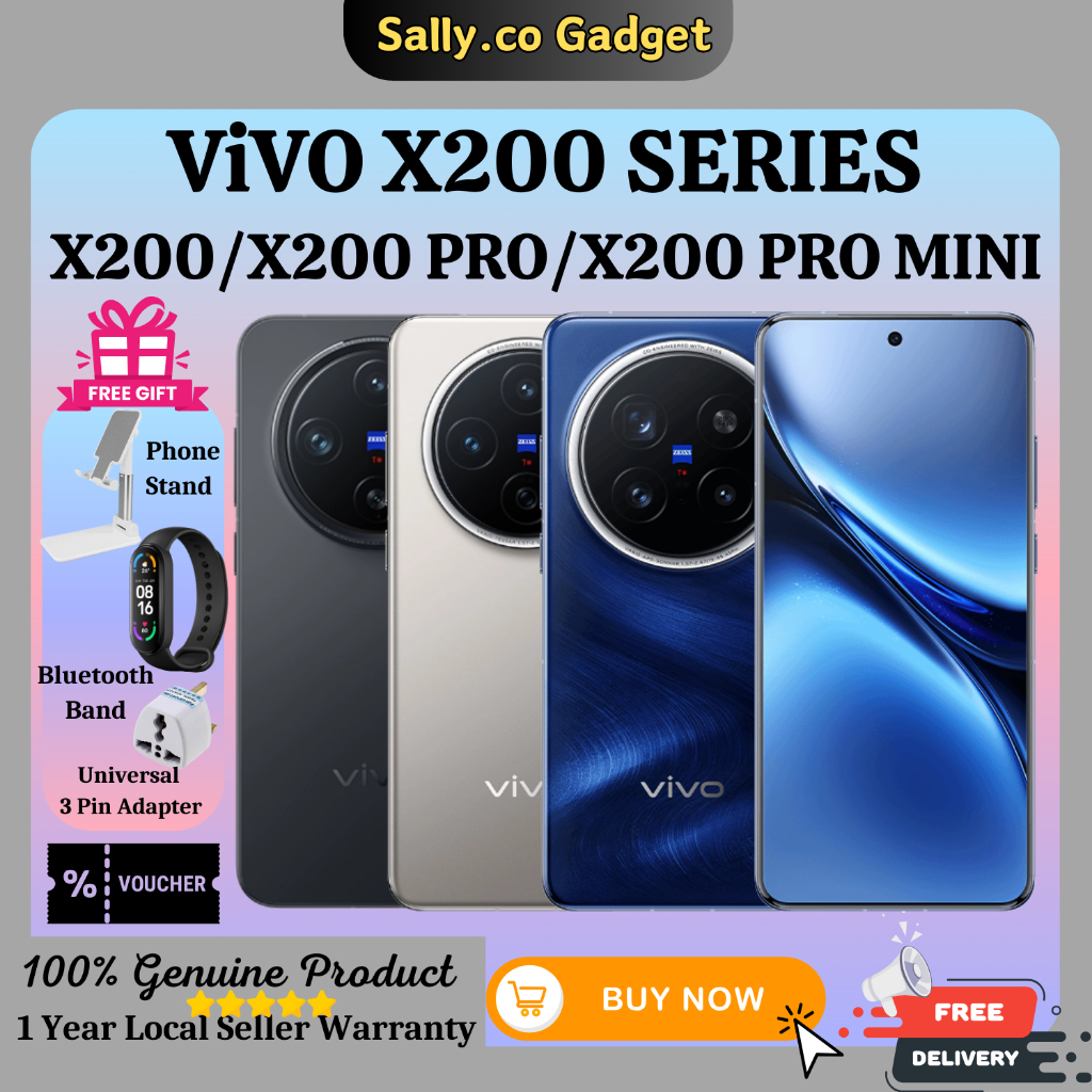 [PROMO]VIVO X200 6.67 inch/X200 Pro /X200 Pro mini 6.78 inch Mediatek ...