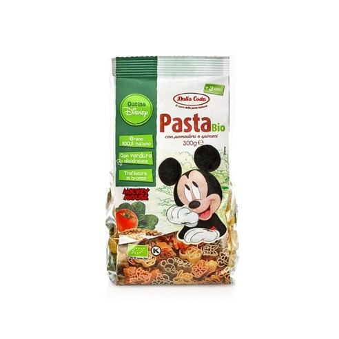 Disney Mickey Mouse Princess Organic Tomato & Spinach Pasta 300g ...