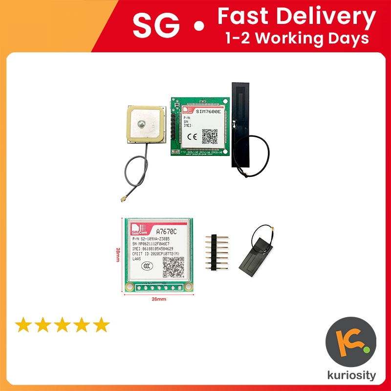 4G 3G GPS GSM Module SIM7600E A7670C | Shopee Singapore