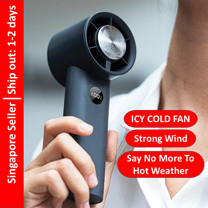 [SG Ready Stock] Portable Handheld Turbo Fan 100 Speeds Adjustable Jet ...
