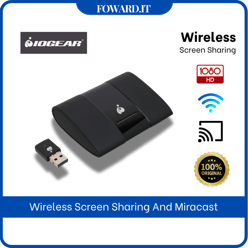 IOGEAR Wireless Full HD 1080p Screen Sharing and Miracast | Shopee ...
