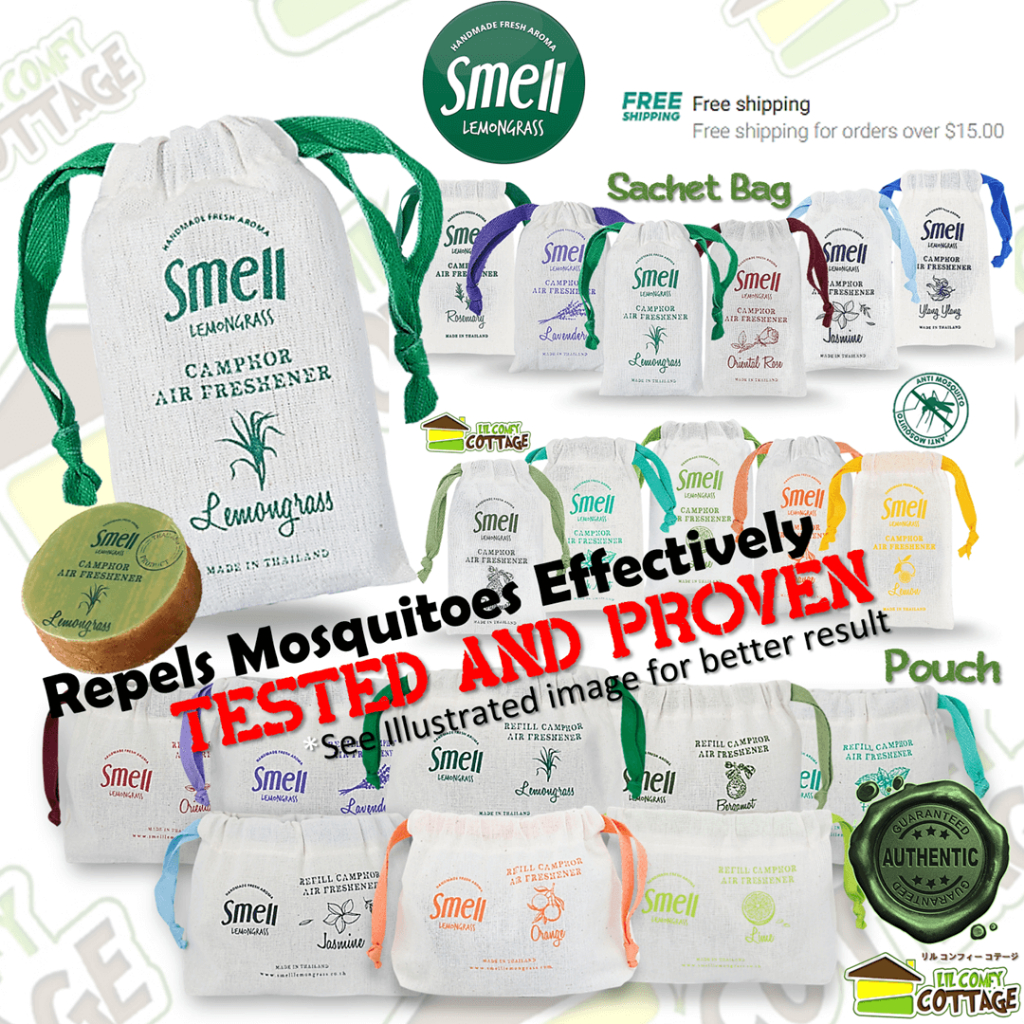 [SG Stock] Air Freshener Smell Lemongrass Camphor 30g and value Refill ...