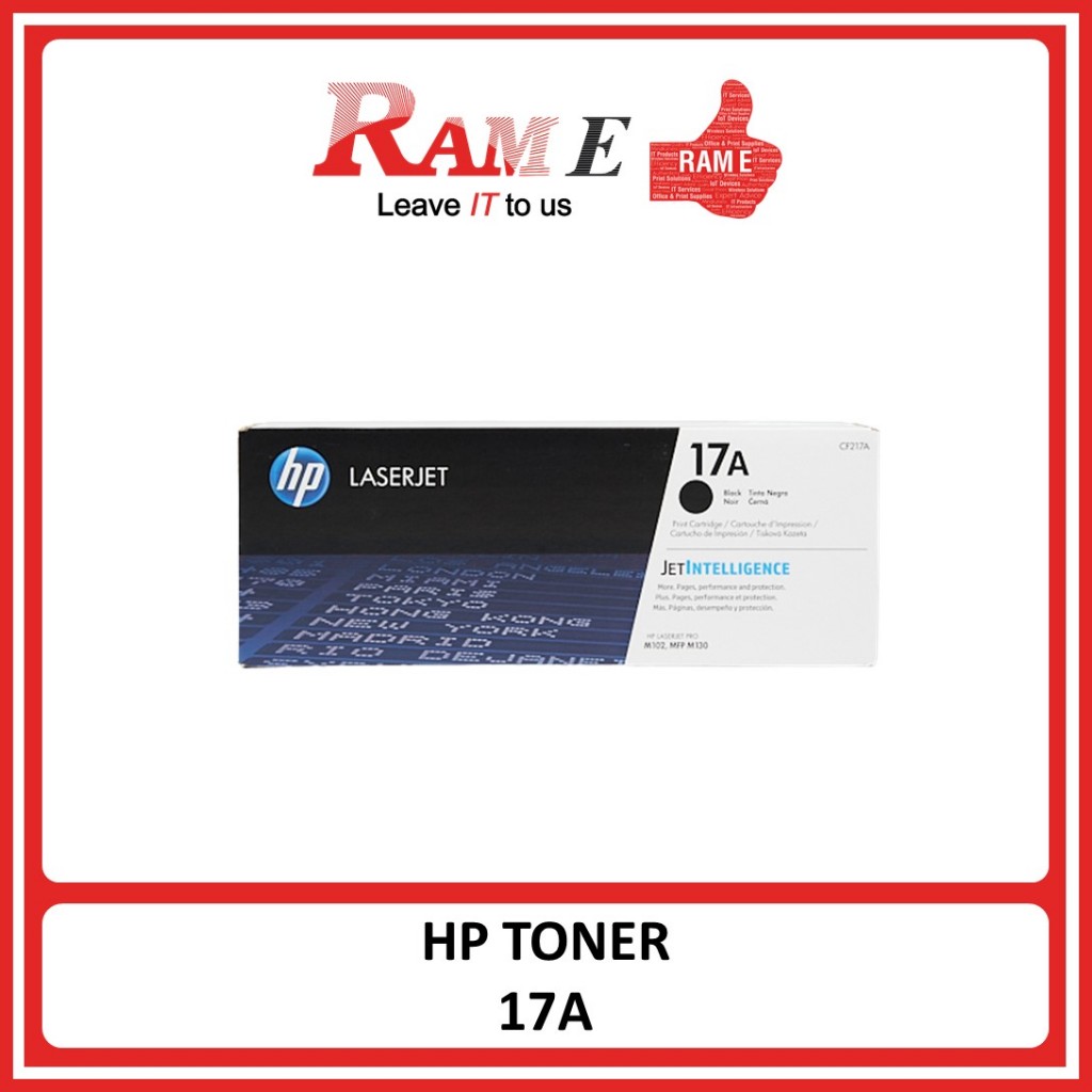 [ORIGINAL] HP 17A Black Toner Cartridge CF217A | Shopee Singapore
