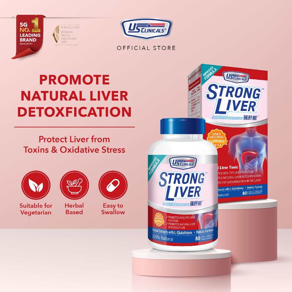 US Clinicals StrongLiver 80s| Liver Vitamin Support | Fatty Liver ...
