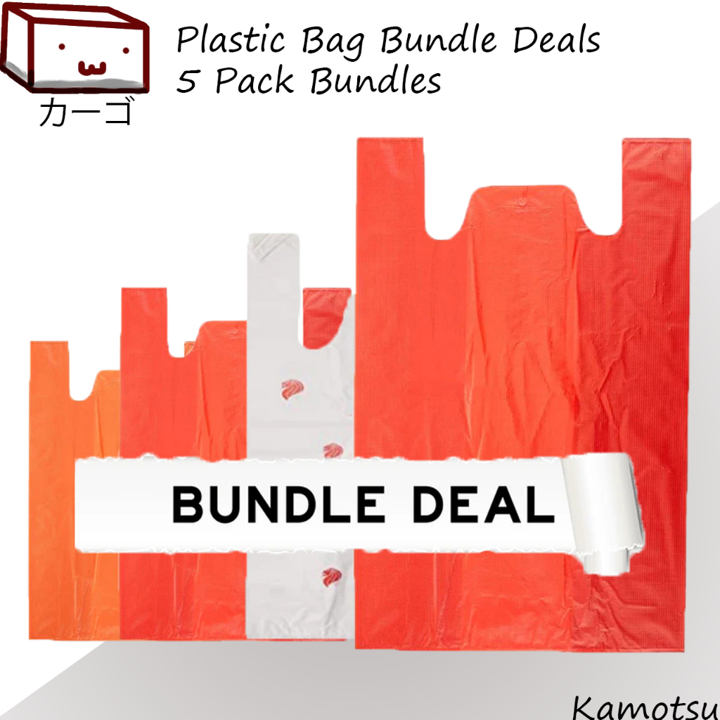 🔥SG Bundle Deals🔥 Thick & High Quality Plastic Bag Groceries Bag ...