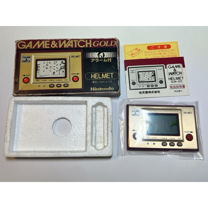 NINTENDO GAME AND & WATCH Helmet 1981 w/ BOX Direct From Japan Very ...