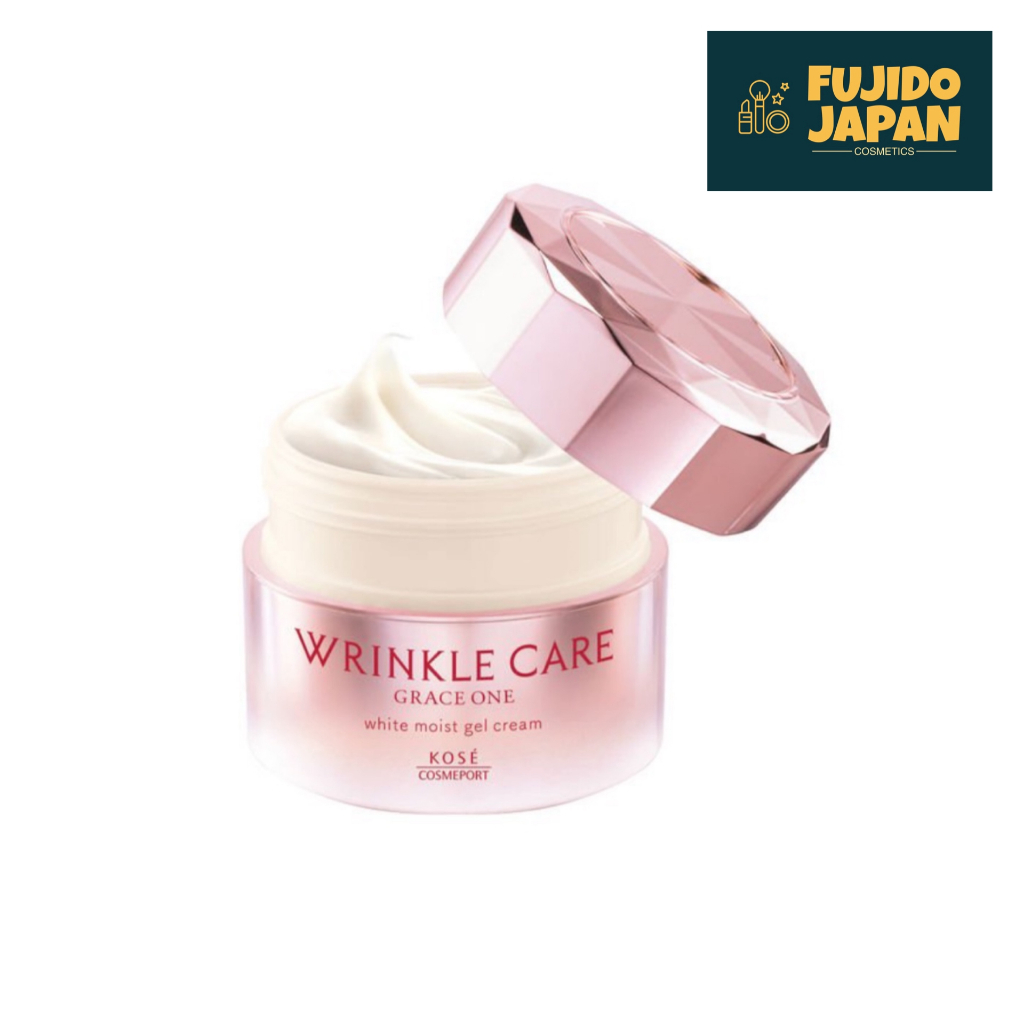 【Shipping from Japan】 KOSE Wrinkle Care Grace One White Moist Gel Cream ...