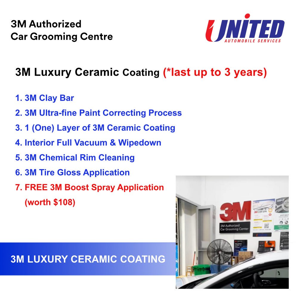 3M Ceramic Coating LUXURY Ceramic (Lasts up to 3 years*) | Shopee Singapore