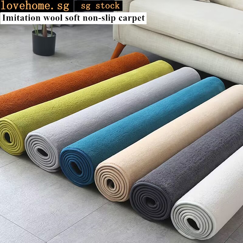 SG/ Imitation Wool Carpet Nordic Luxury washable Carpet For Living Room ...