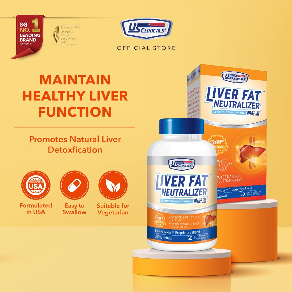 US Clinicals Liver Fat Neutralizer 60s | Help to Neutralize Liver Fat ...