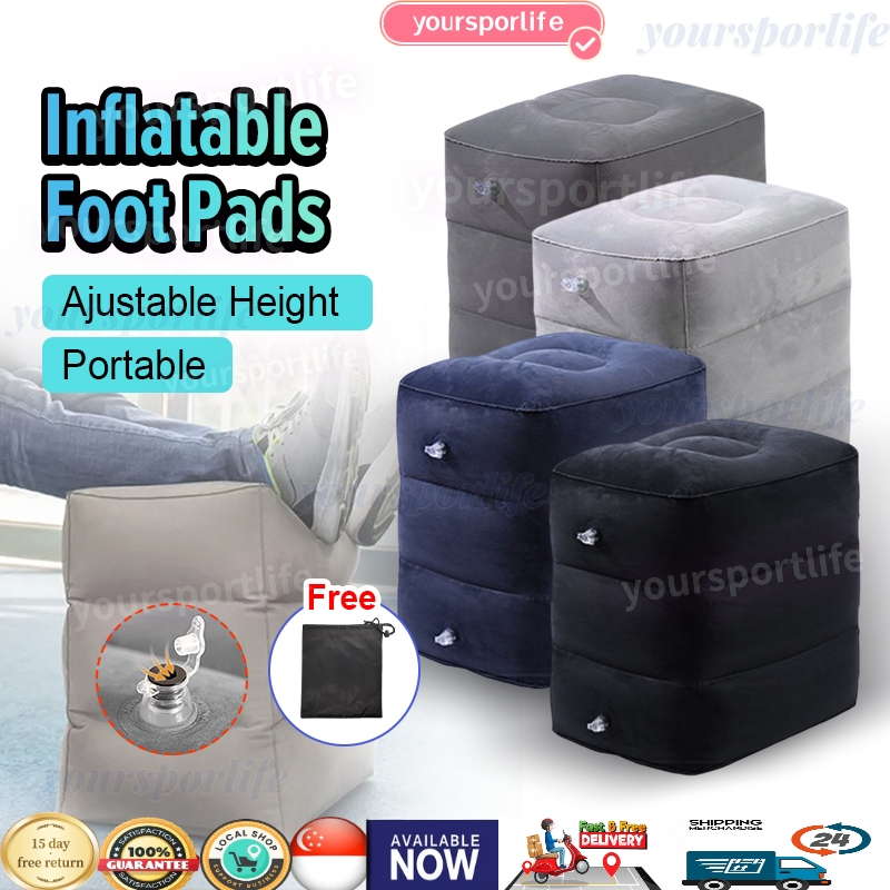 [SG Ready Stock]PVC 3 Layers Inflatable Foot Rest Adjustable Height ...