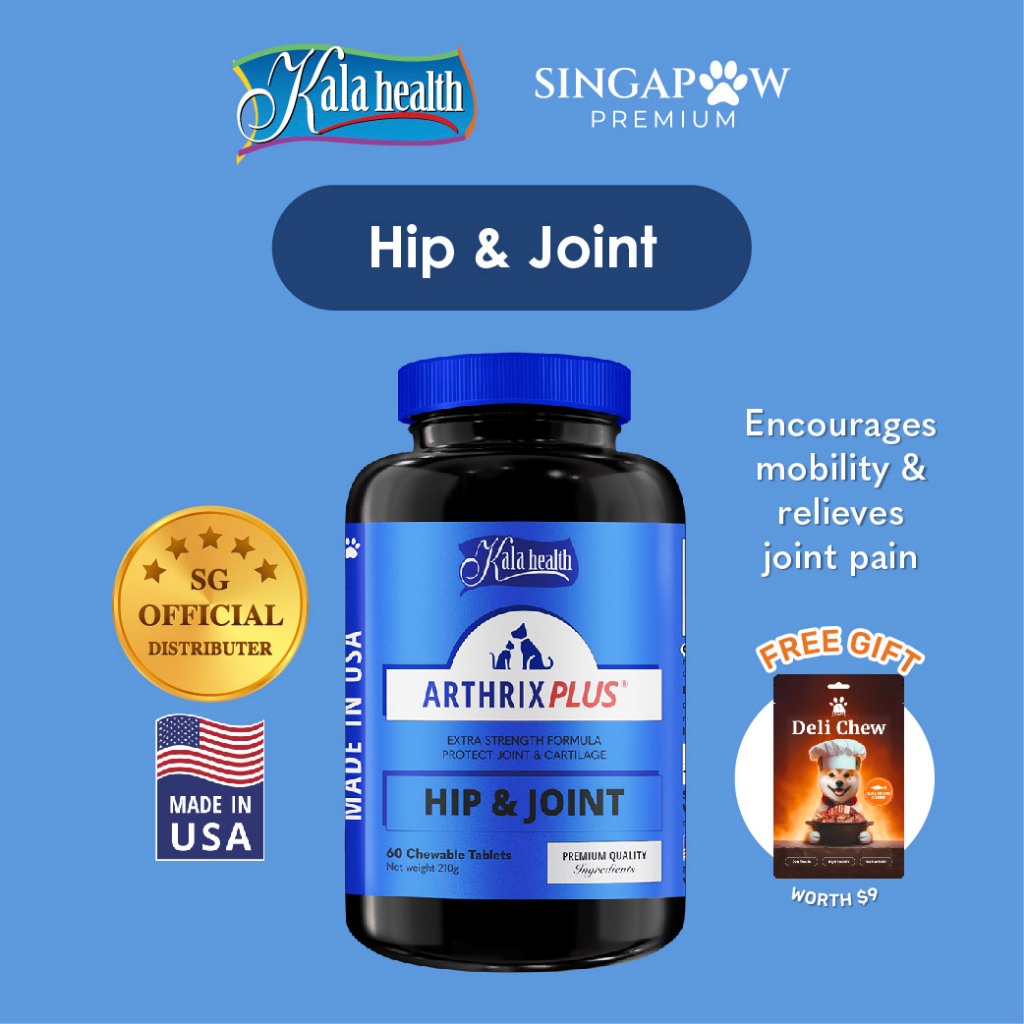 Kala Health Arthrix Plus 60 Tabs / Hip & Joint / Pet Supplement / MSM ...