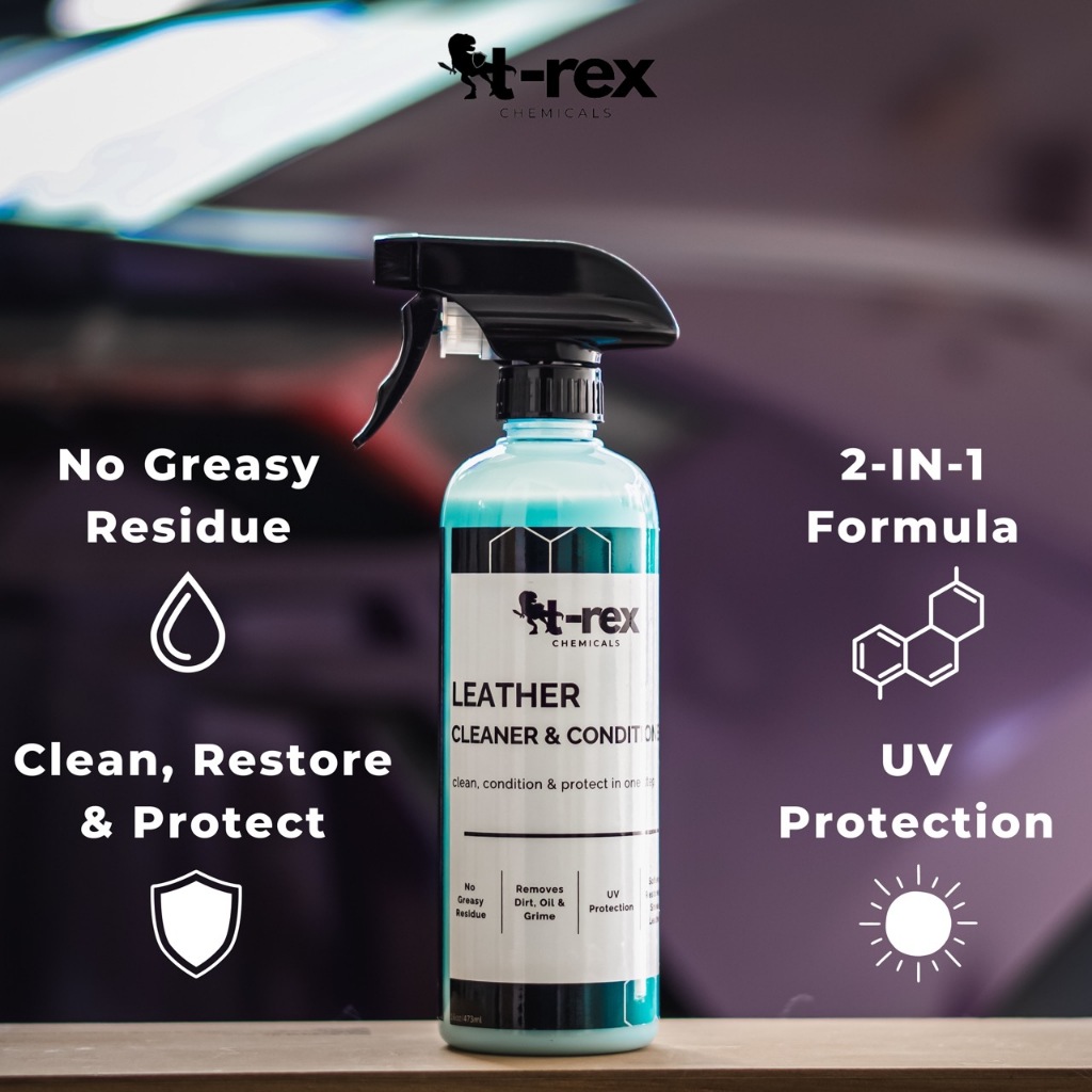 🇸🇬T-Rex LEATHER CLEANER & CONDITIONER 473 ML | Shopee Singapore