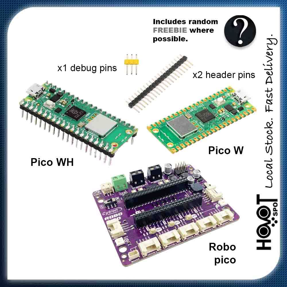 Raspberry pi pico w wh robo pico base wireless kit | Shopee Singapore