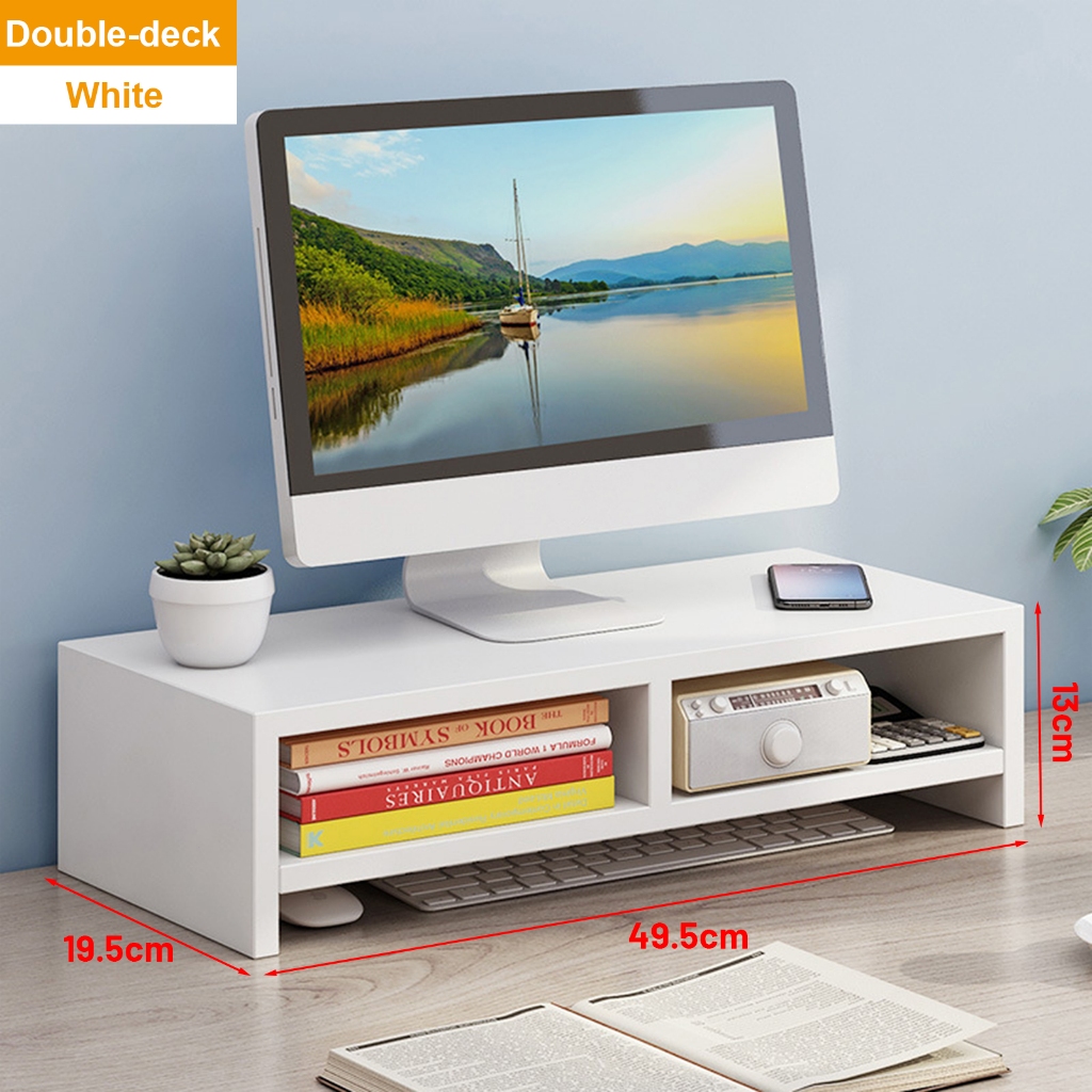 🇸🇬【SG STOCK】Wooden Monitor Stand / Monitor Riser / Ergonomic Laptop ...