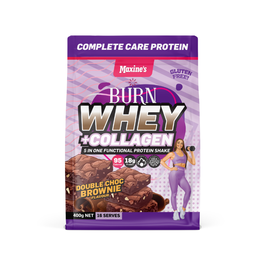 Maxine's Burn Whey + Collagen Protein Powder 400g | Shopee Singapore