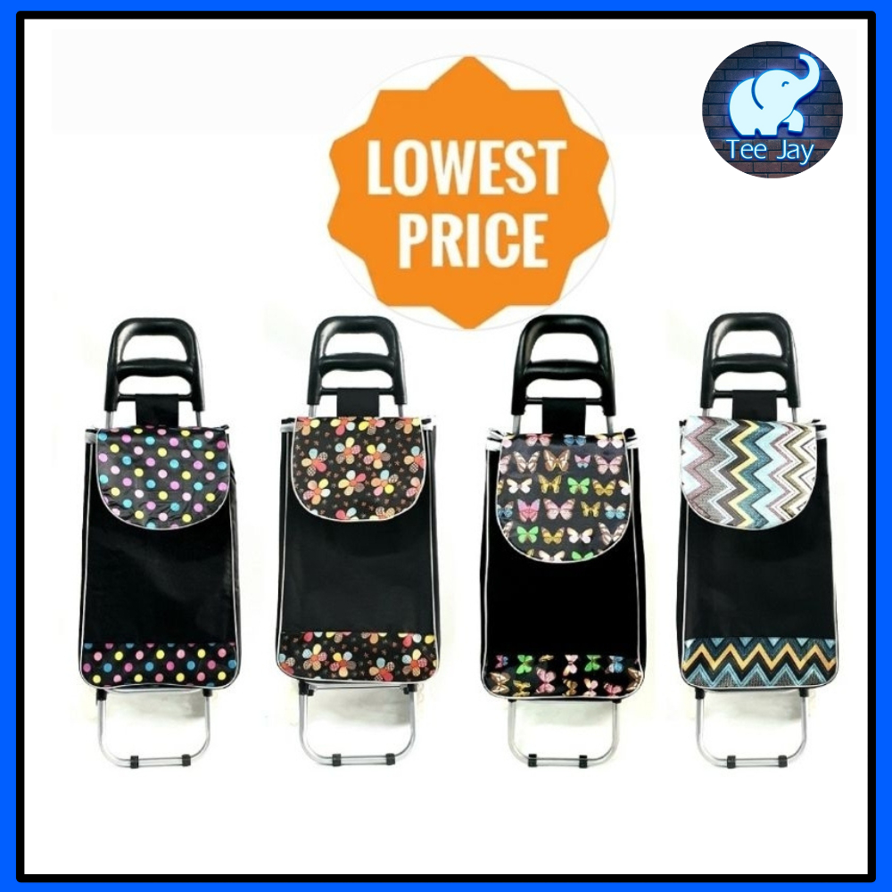 Market trolley bag with wheels foldable Shopping trolley Mid Size ...