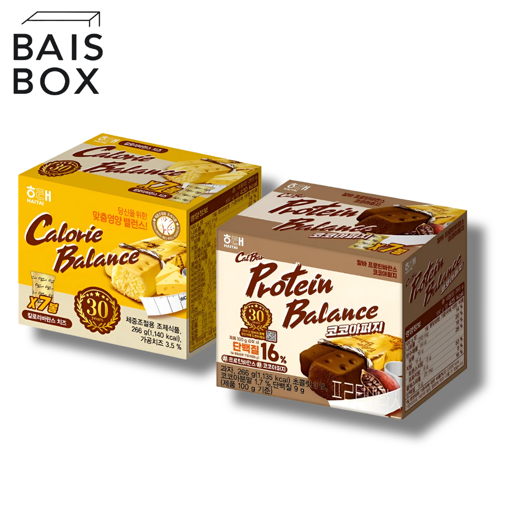 [Haitai] Protein Calorie Balance Bar 266g (7 packs) – Cheese / Cocoa ...