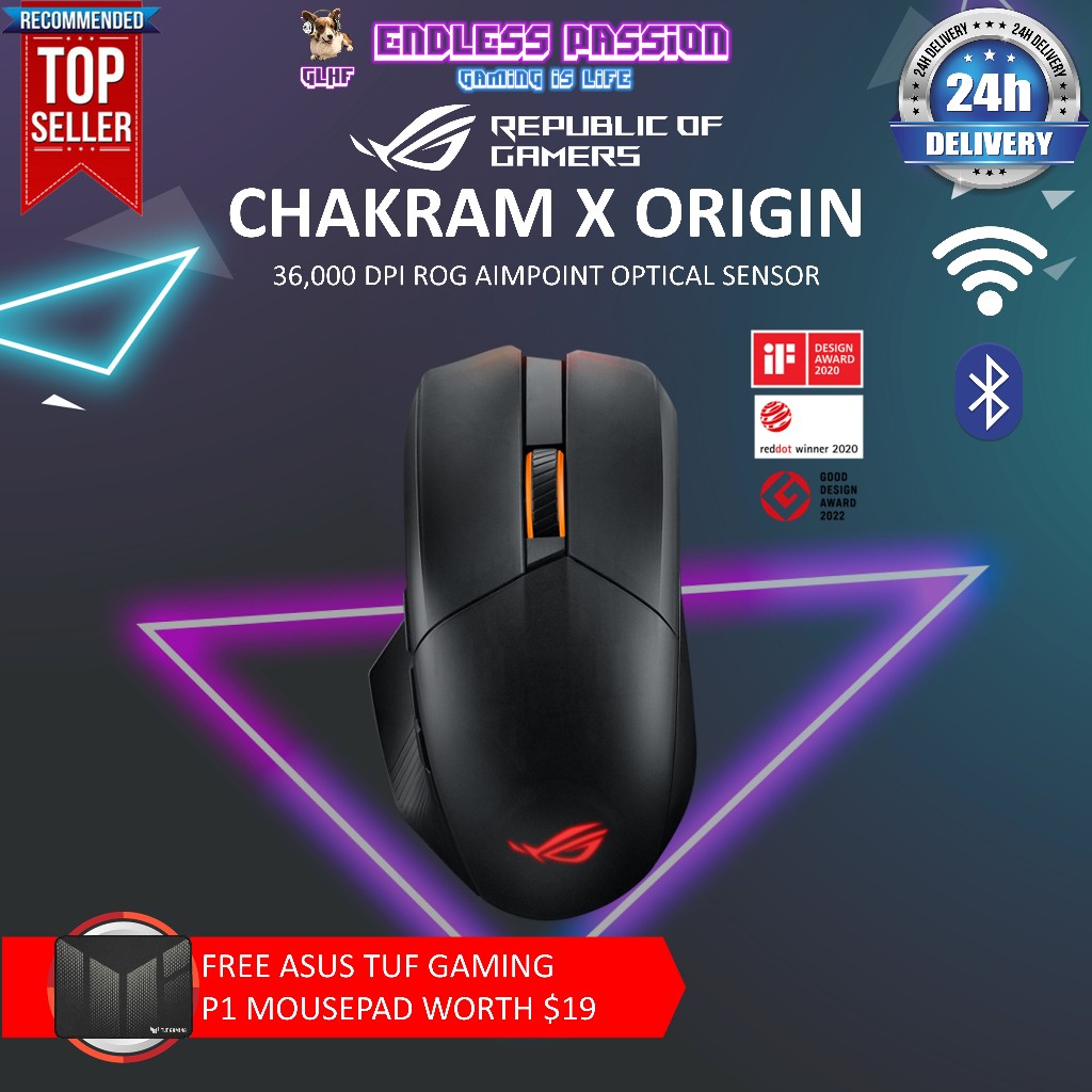 Asus ROG Chakram X Origin Gaming Mouse | Shopee Singapore
