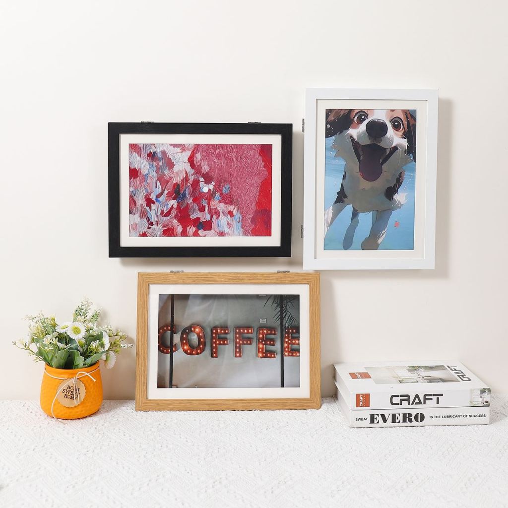 SG Seller Kids Art Frames Flip Picture Frame Art Painting Storage Frame ...