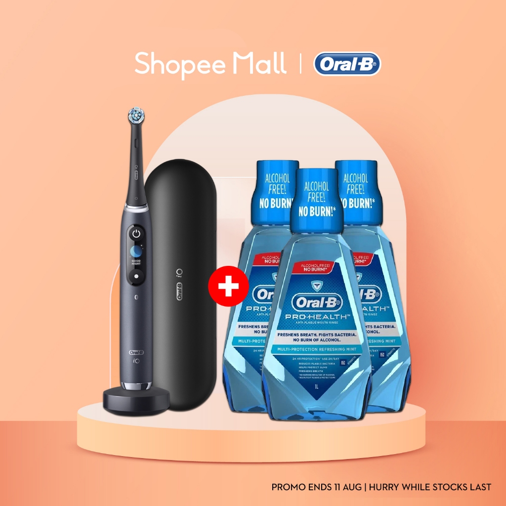 Oral-B iO Series 9 Electric Toothbrush with Micro Vibration Bluetooth ...