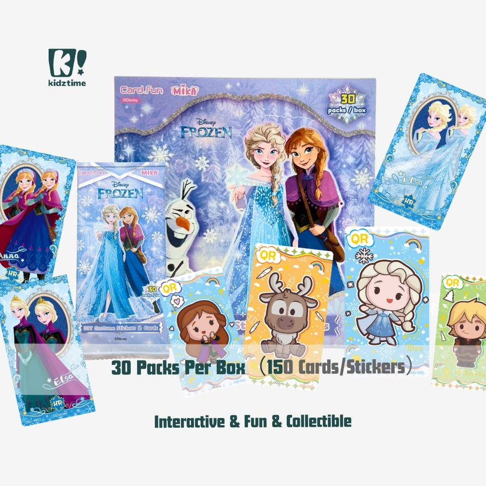 Disney Frozen Collectible cards stickers coloring sheet DIY sticker ...