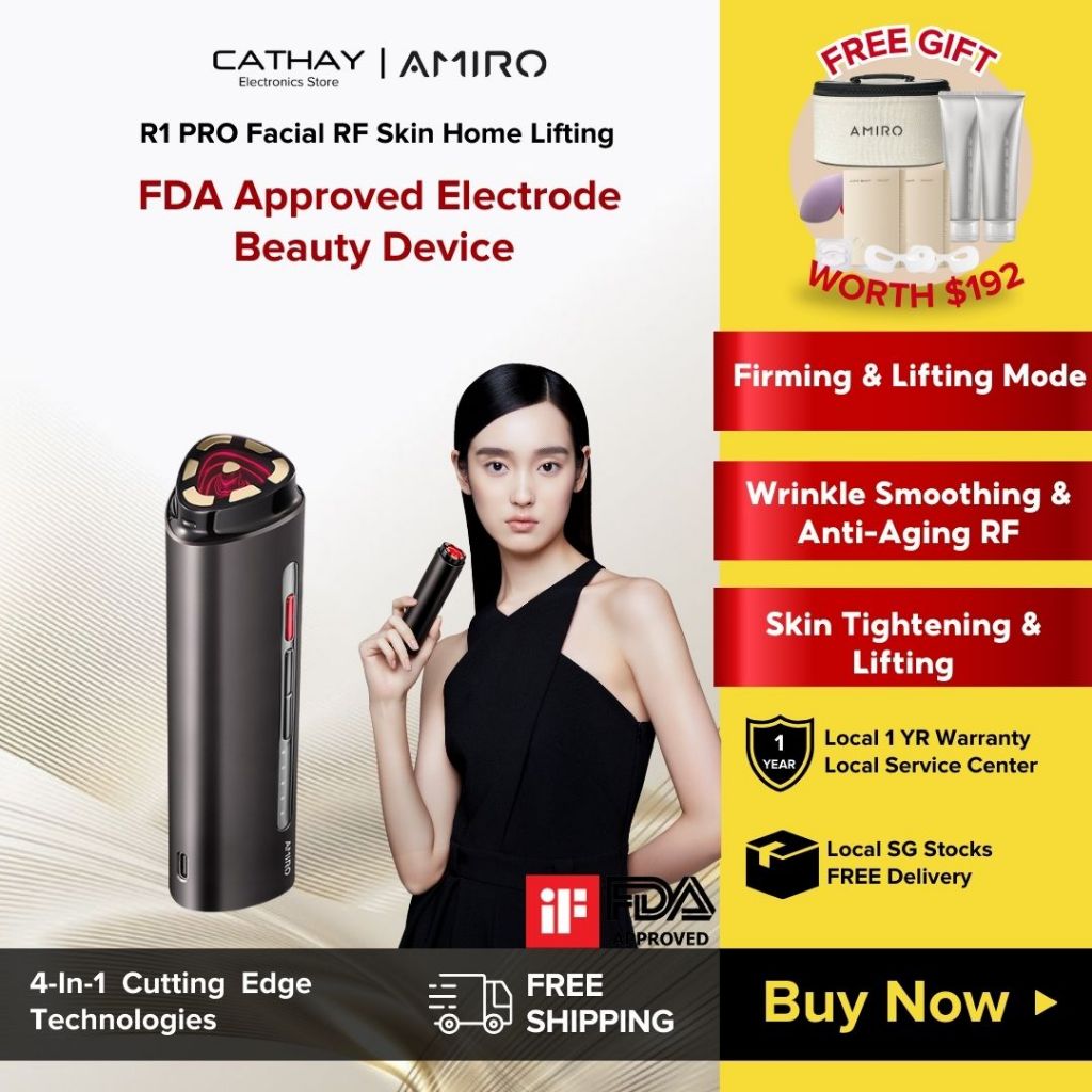 [SG READY STOCK] AMIRO R1 PRO Facial RF Skin Home Lifting/Tightening Device | FDA Approved ...