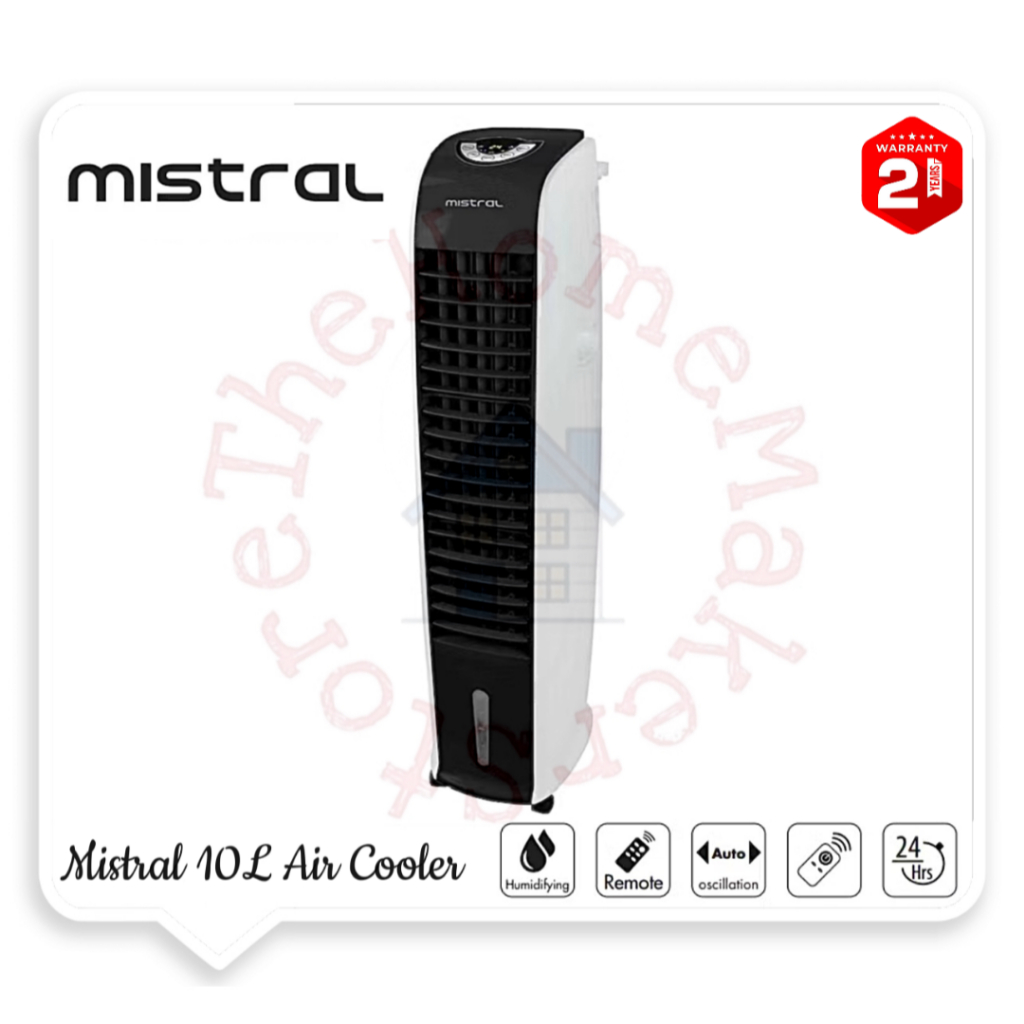 MISTRAL 10L Portable Evaporative Air Cooler with Ionizer MAC1000R | MAC ...