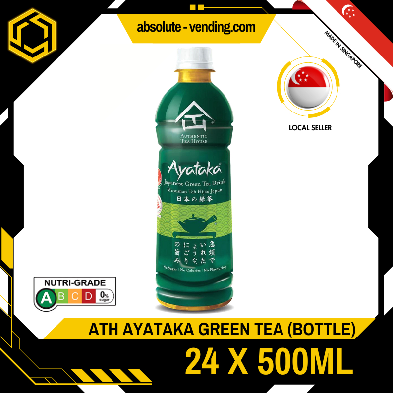 AUTHENTIC TEA HOUSE Ayataka Green Tea 500ML X 24 (BOTTLES) | Shopee ...