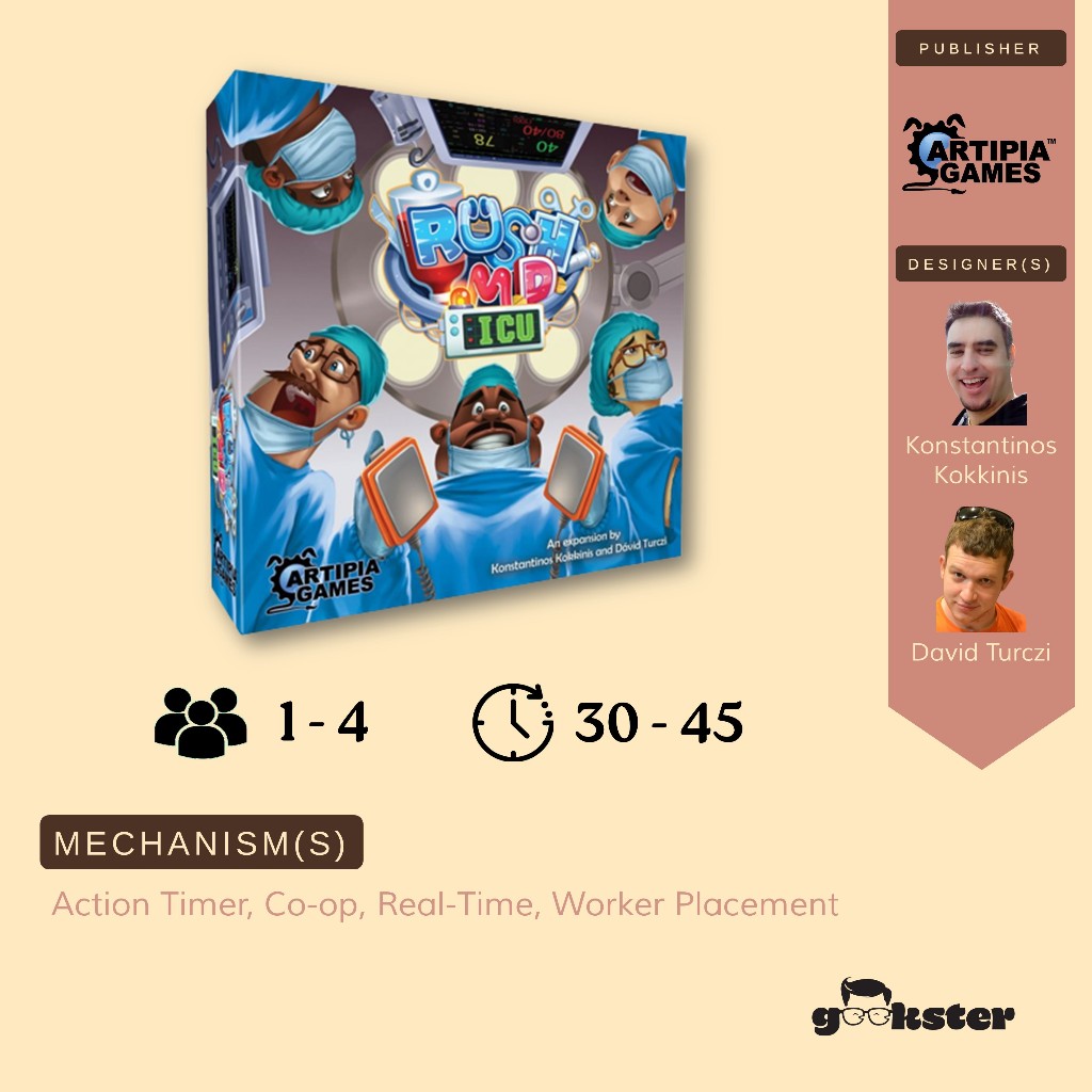Rush MD: ICU Expansion Board Game [Retail Edition] | Shopee Singapore