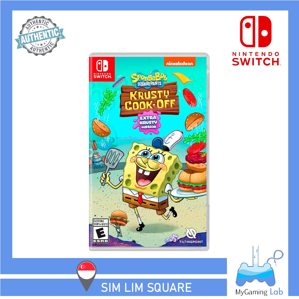 [SG] Nintendo Switch Game Spongebob: Krusty Cook-Off - Extra Krusty ...