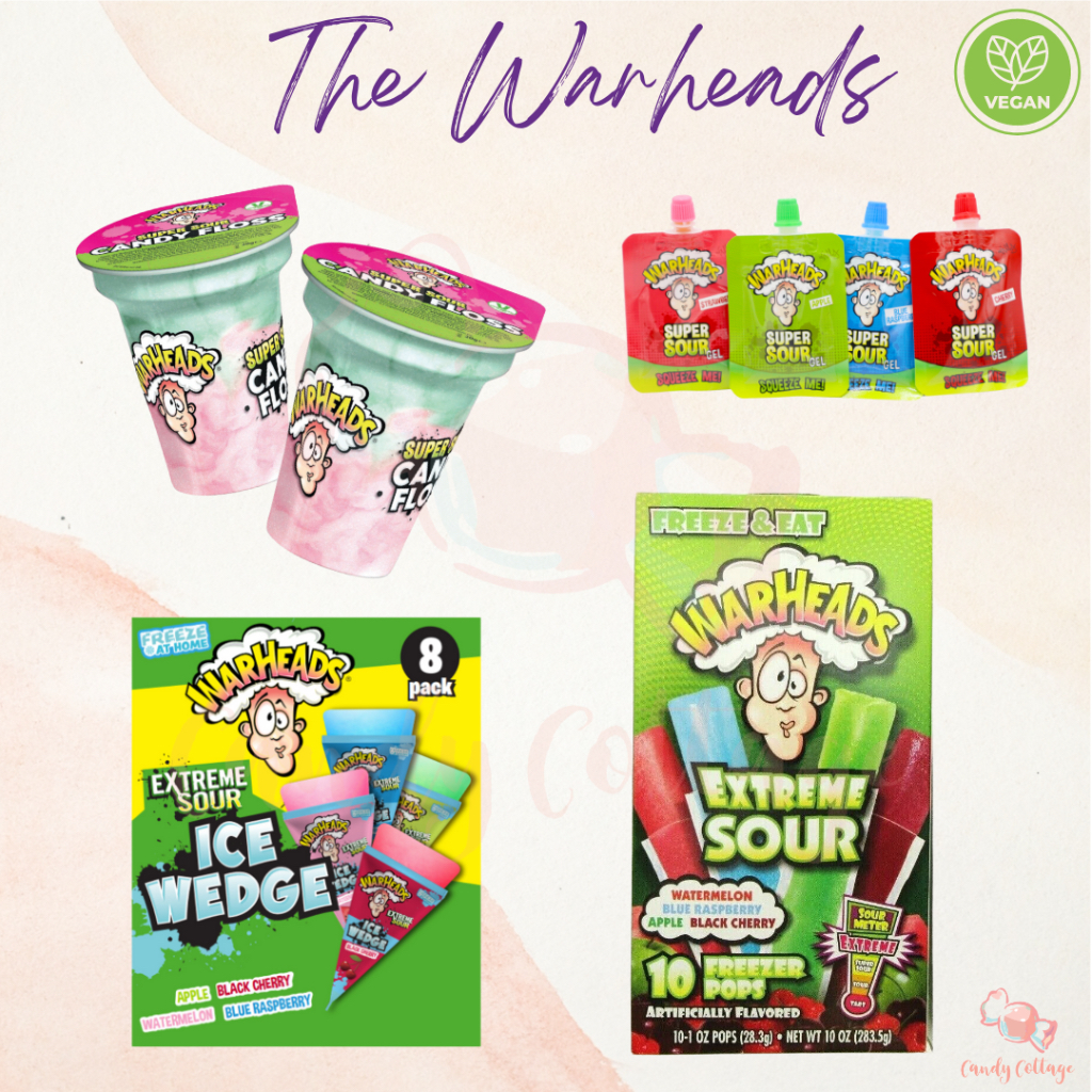 Candy Cottage x The Warheads - Sour, Ice Pops, Ice Wedges, Extreme sour ...