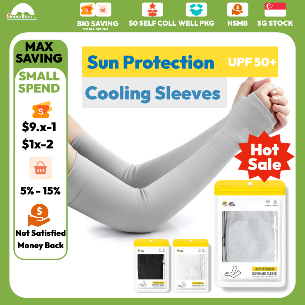 🇸🇬SG Seller | UPF50+ Handsock Sun Protection Arm Sleeves | UV ...