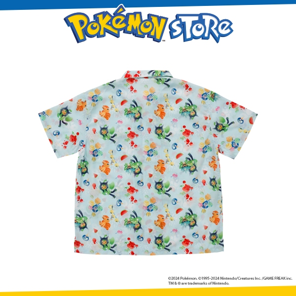 Pokémon Center Original Hawaiian Shirt Summer Festival Size L | Shopee ...