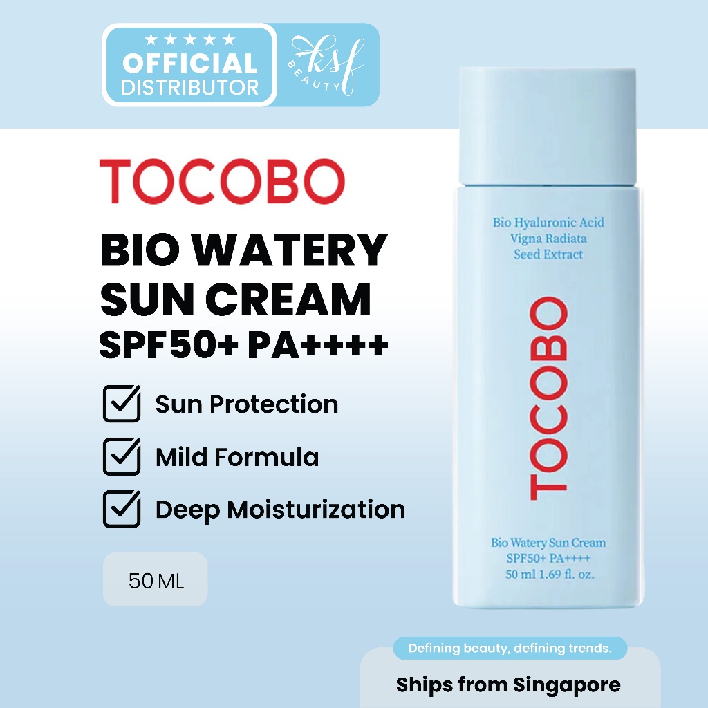 Tocobo Skincare Bio Watery Sun Cream - SPF50+ PA++++ (50ml ...
