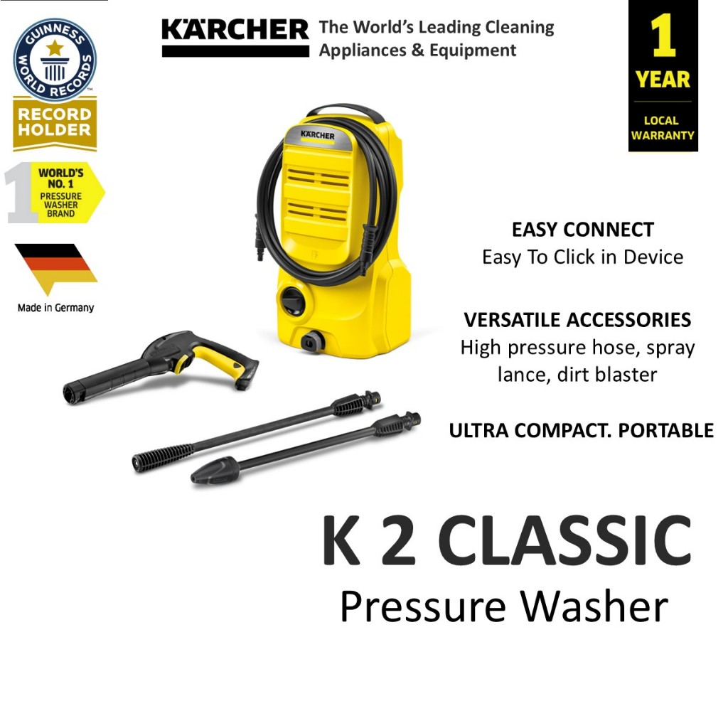 (MADE IN GERMANY ) KARCHER Pressure Washer K 2 Classic Compact | Ultra ...