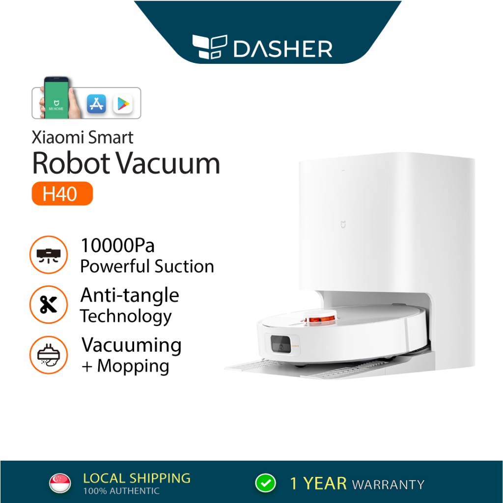 Xiaomi H40 Smart Robot Vacuum | Shopee Singapore