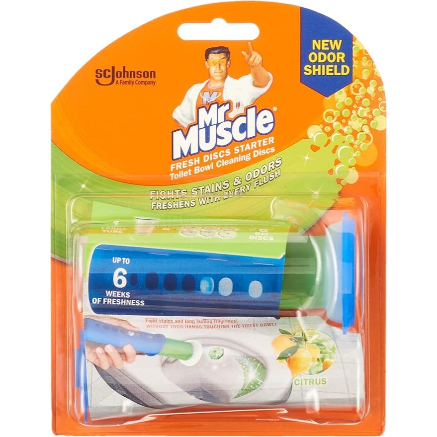 Mr Muscle Fresh Disc Citrus (2x38g) | Shopee Singapore