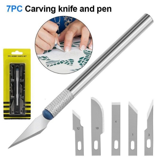 7pcs Multi-Purpose Engraving Knife Set – Ideal for Handicrafts & Model ...