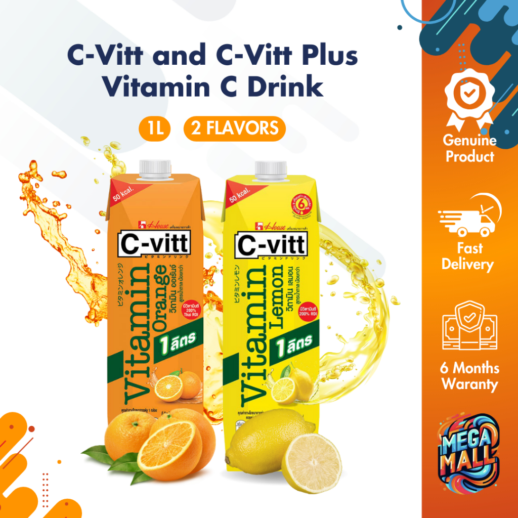 C-Vitt and C-Vitt Plus Vitamin C Drink Thailand Healthy Beauty ...