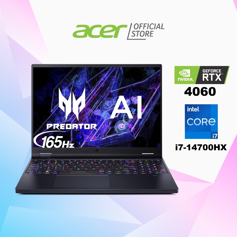 [AI Gaming PC] [NVIDIA RTX 4060 & Intel i7-14700HX Processor] Predator ...
