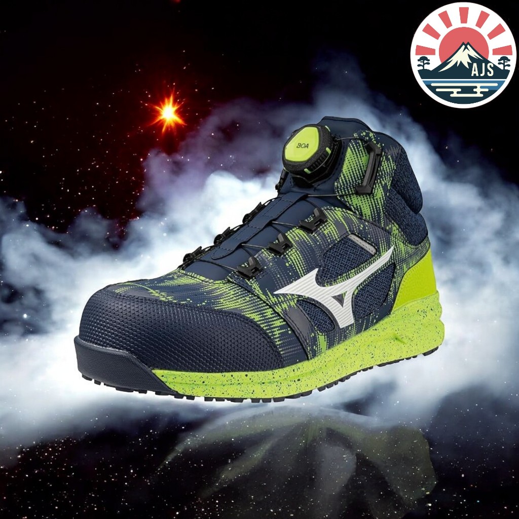 Mizuno All Mighty LSll73M BOA (Dial/Mid-Cut) Shoes Working (F1GA2405 ...