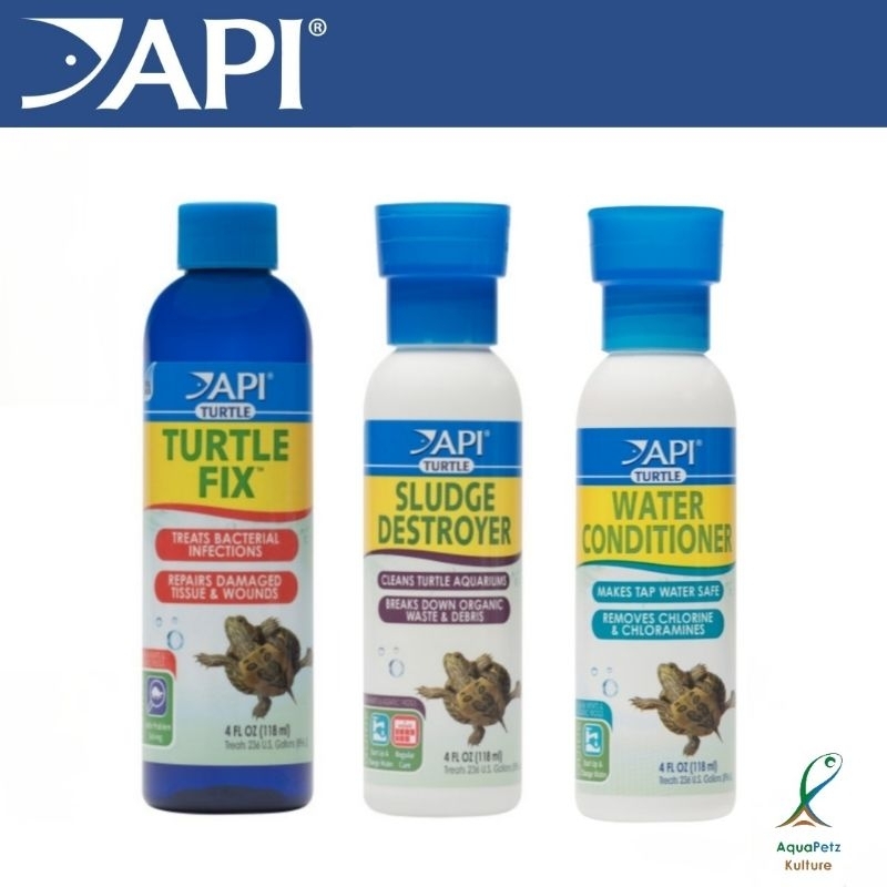Buy] API Turtle Fix, Sludge Destroyer, Water Conditioner (3pcs free shipping) | Shopee Singapore