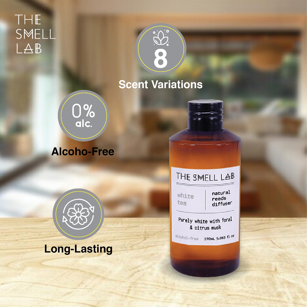 THE SMELL LAB Signature Alcohol-Free Reeds diffuser Refill (170ml ...