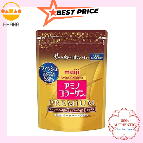 Meiji Amino Collagen Premium Powder 28 Days 196g （Direct From Japan） | Shopee Singapore