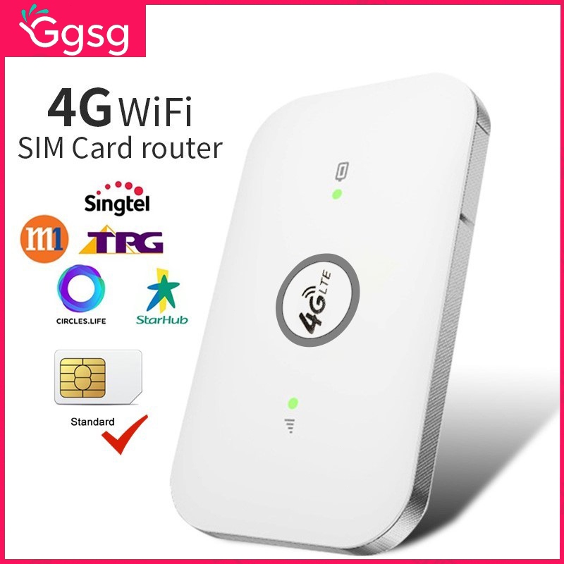 【SG】4G Portable WiFi Sim Card Portable Router Play&Plug MIFI 4G/3G LTE ...