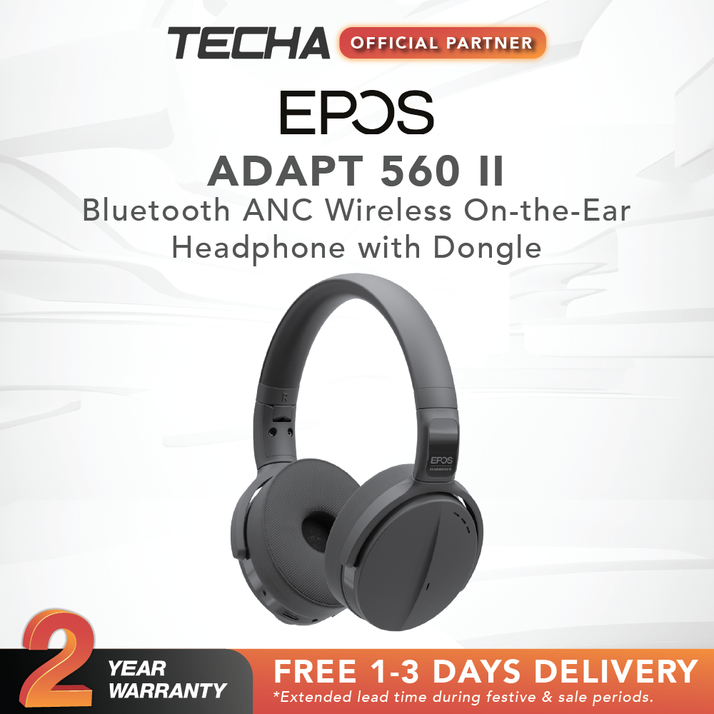 EPOS ADAPT 560 II | Bluetooth | ANC | Wireless On-the-Ear Headphone ...